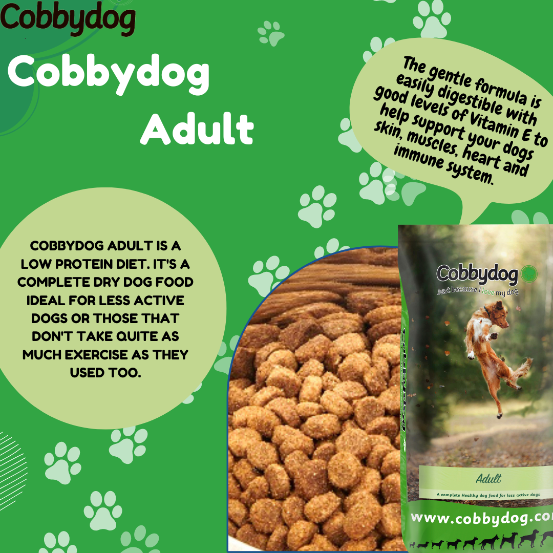 Cobbydog Adult Gental Dog Food - Low Protein Dry Dog Food