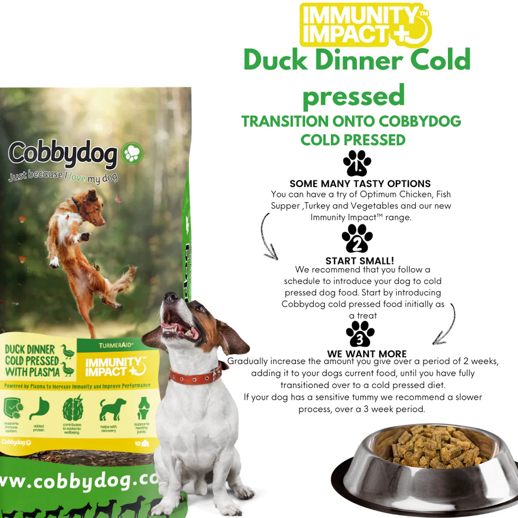 Immunity Impact™ - Duck Dinner Cold Pressed with Plasma - Sample – Cobbydog